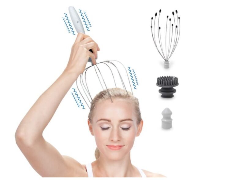 Daiwa Felicity 5-in-1 Electric Vibrating Head Scalp Massager Set ...